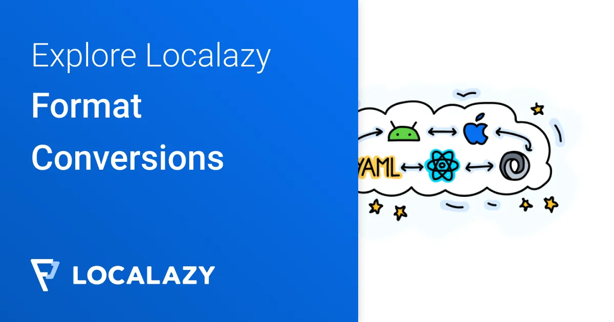 Convert localizable file formats with Localazy