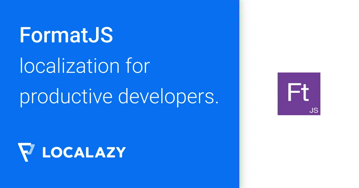 i18n and localization for FormatJS powered apps – Localazy